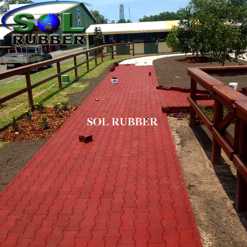 Dog-bone Shaped Rubber Paver - Buy Dog-bone Shaped rubber pavers ...