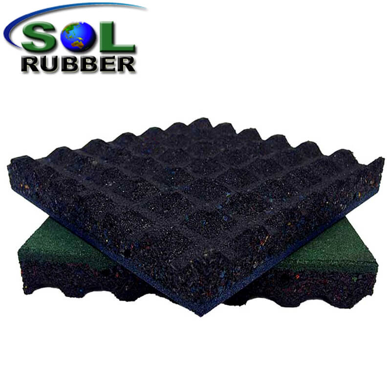 EN1177 Certificated Outdoor Bright EPDM Rubber Floor Tile - Buy Rubber ...