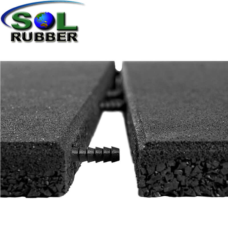 50mm Safety Outdoor Interlocking Rubber Floor Tiles for Playground ...
