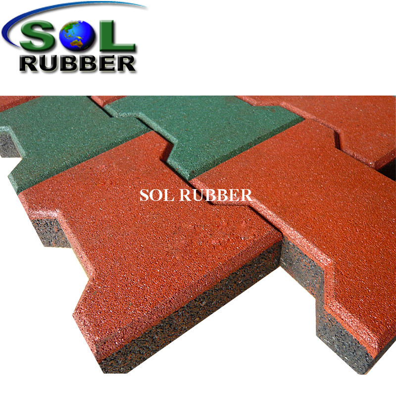 Various Color Interlock Rubber Paver - Buy Various Color Interlock ...