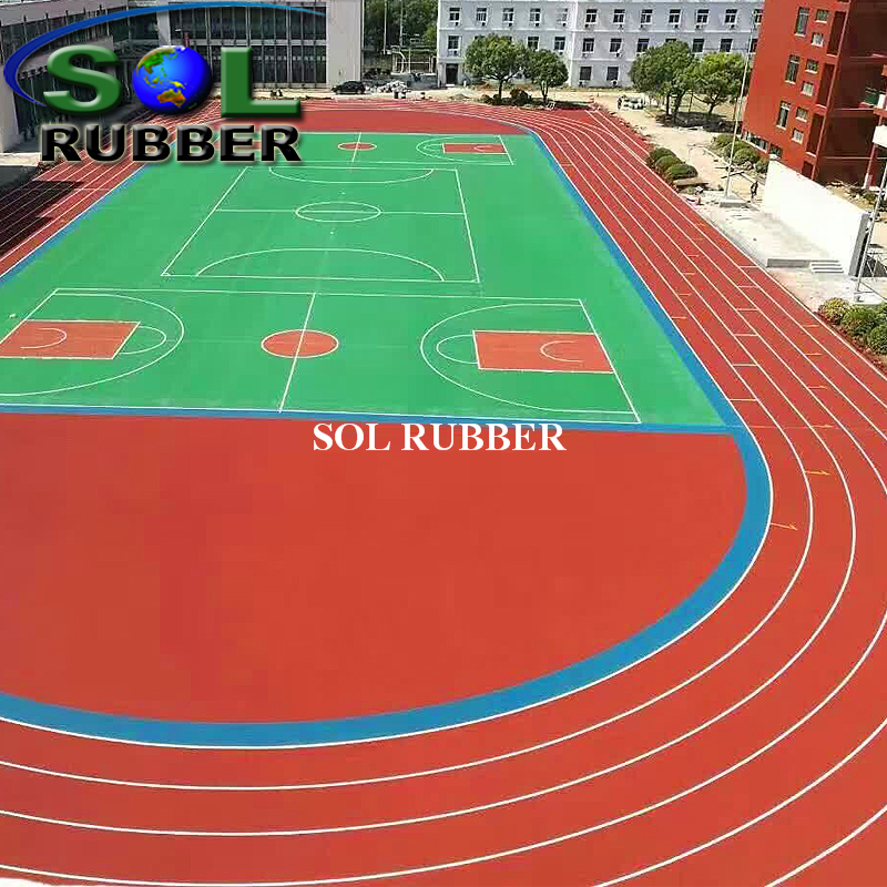 Colorful running track material EPDM Granules - Buy Playground EPDM ...