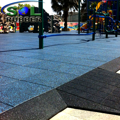 Customized Outdoor Playground SBR Crumb Rubber Tile - Buy Rubber Floor ...